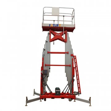 FUTLIFT Brand High End Dual Mast Aluminum Lift Platform - Aerial Work ...