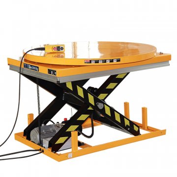 Rotary lift table,scissor lift with rotary platform,pallet lifter ...