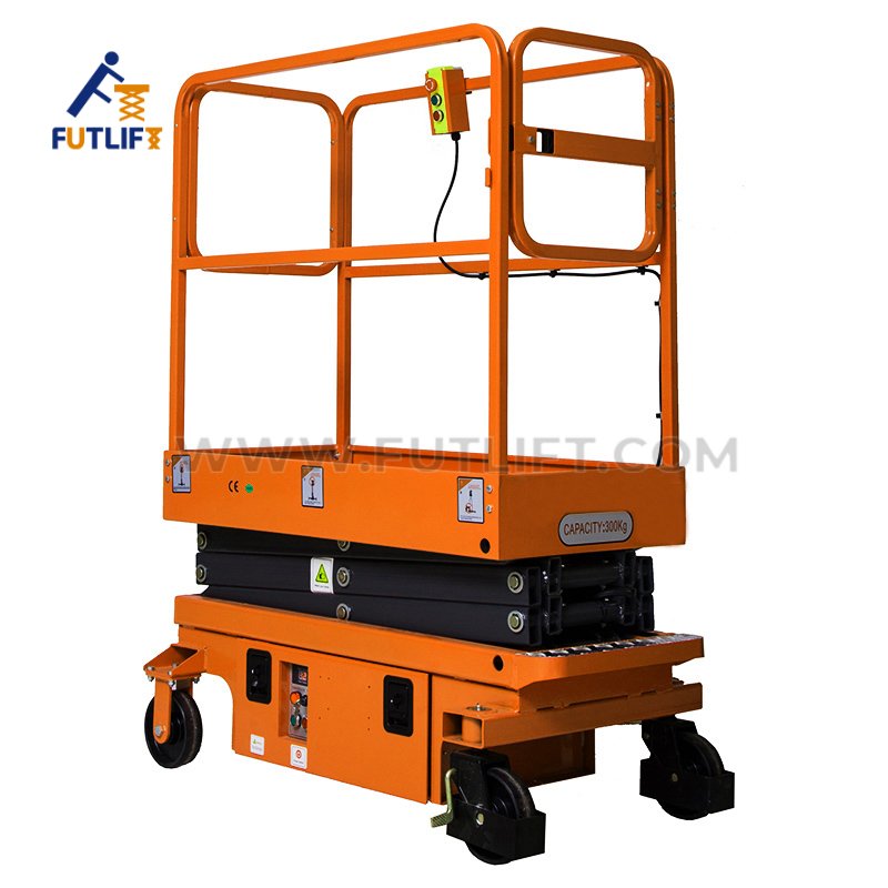 Mini scissor lift,semi electric mini scissor lift,scissor lift platform ...